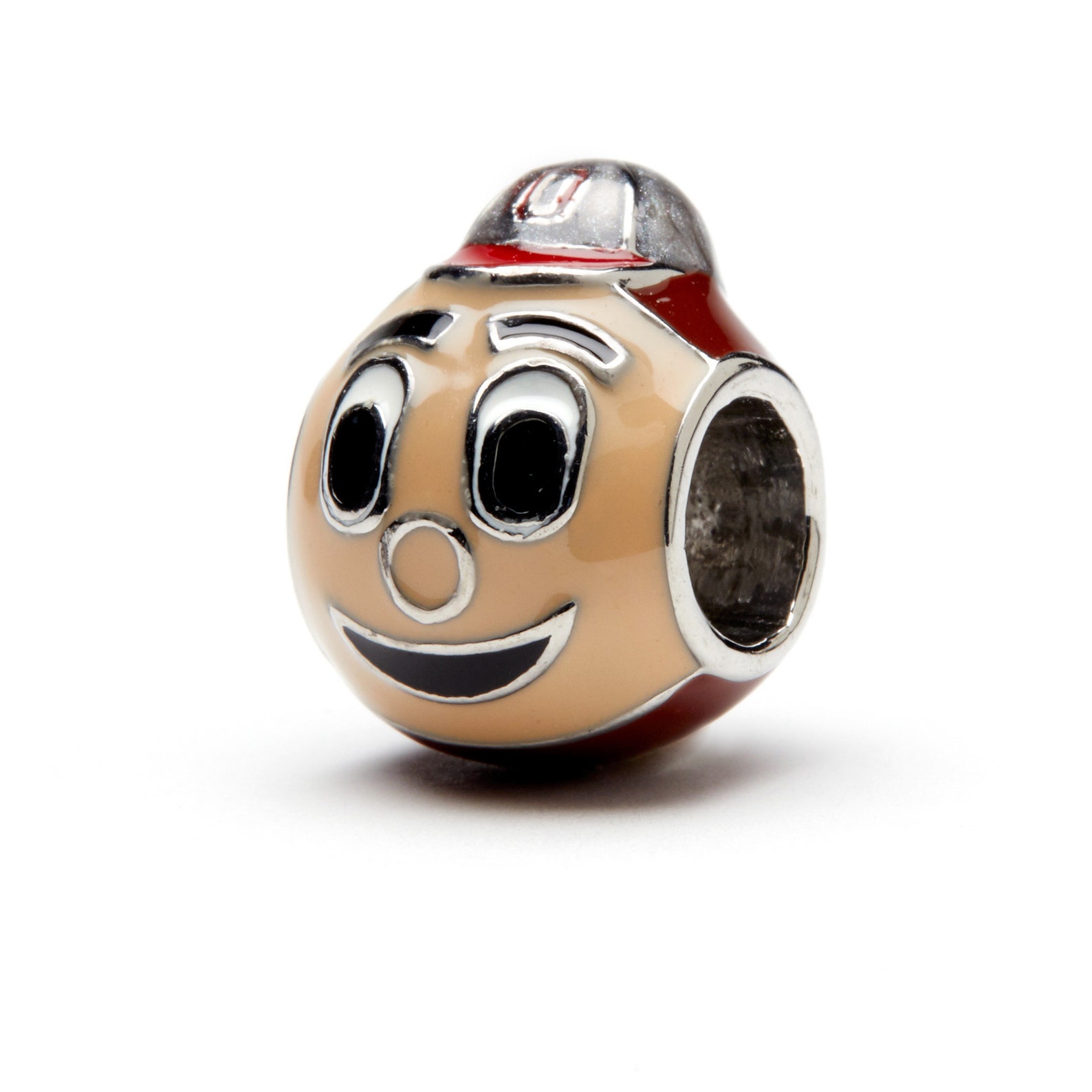 Ohio State Charms | Ohio State Brutus Buckeye With Red Block O and ...