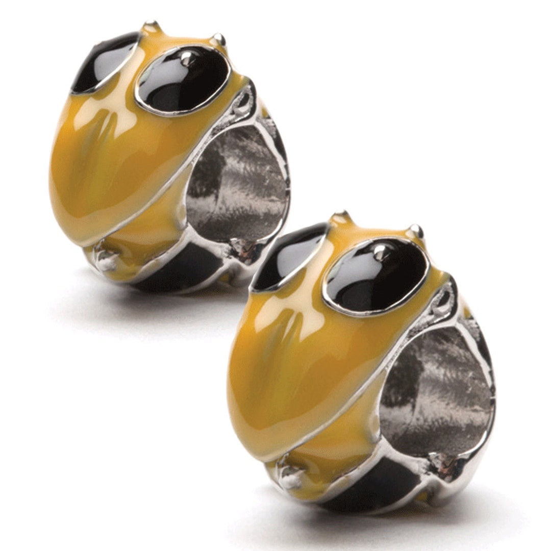 Georgia Tech Charms GT Yellow Jackets Charms Buzz Head Bead Charms ...