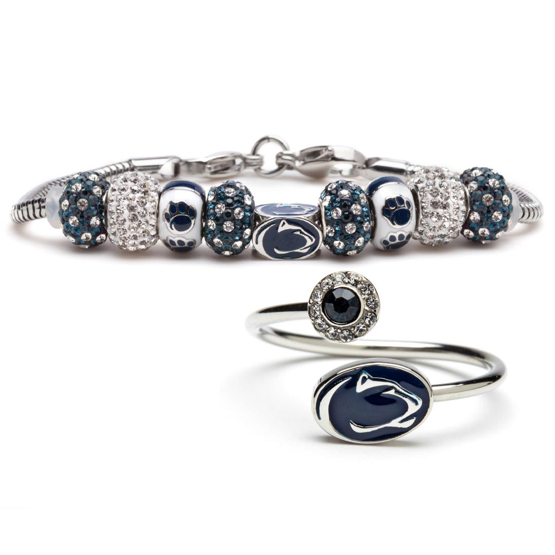 Stone Armory We Are! Penn State Ultimate Fan Bracelet and Ring Set ...
