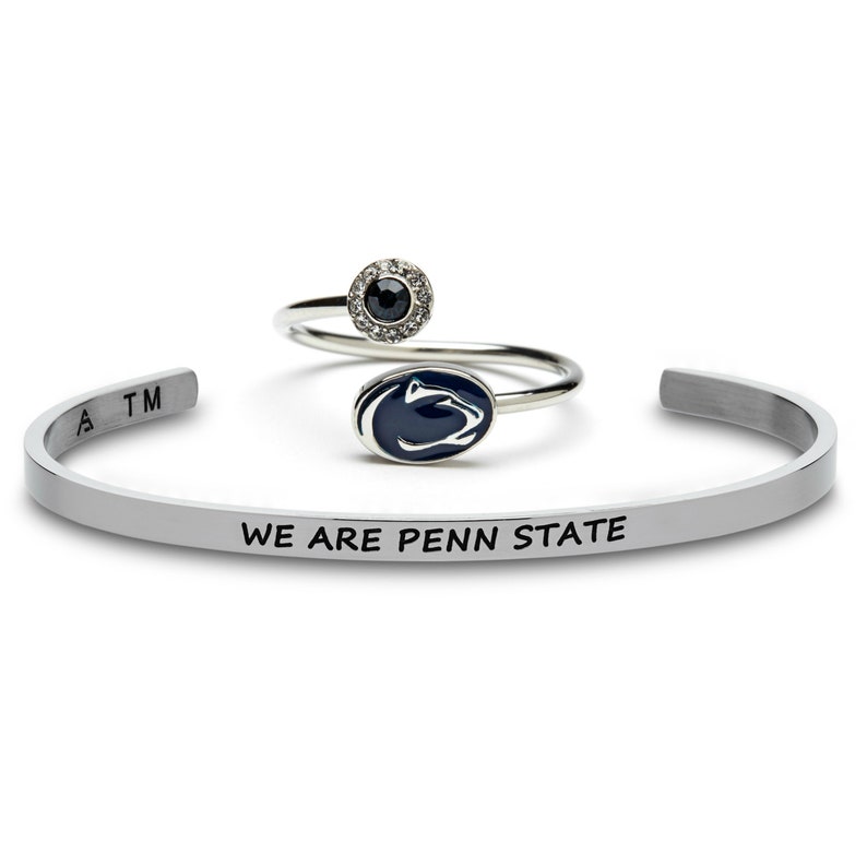 Gift Set-love Penn State Ring and We Are Penn State Bracelet | Etsy