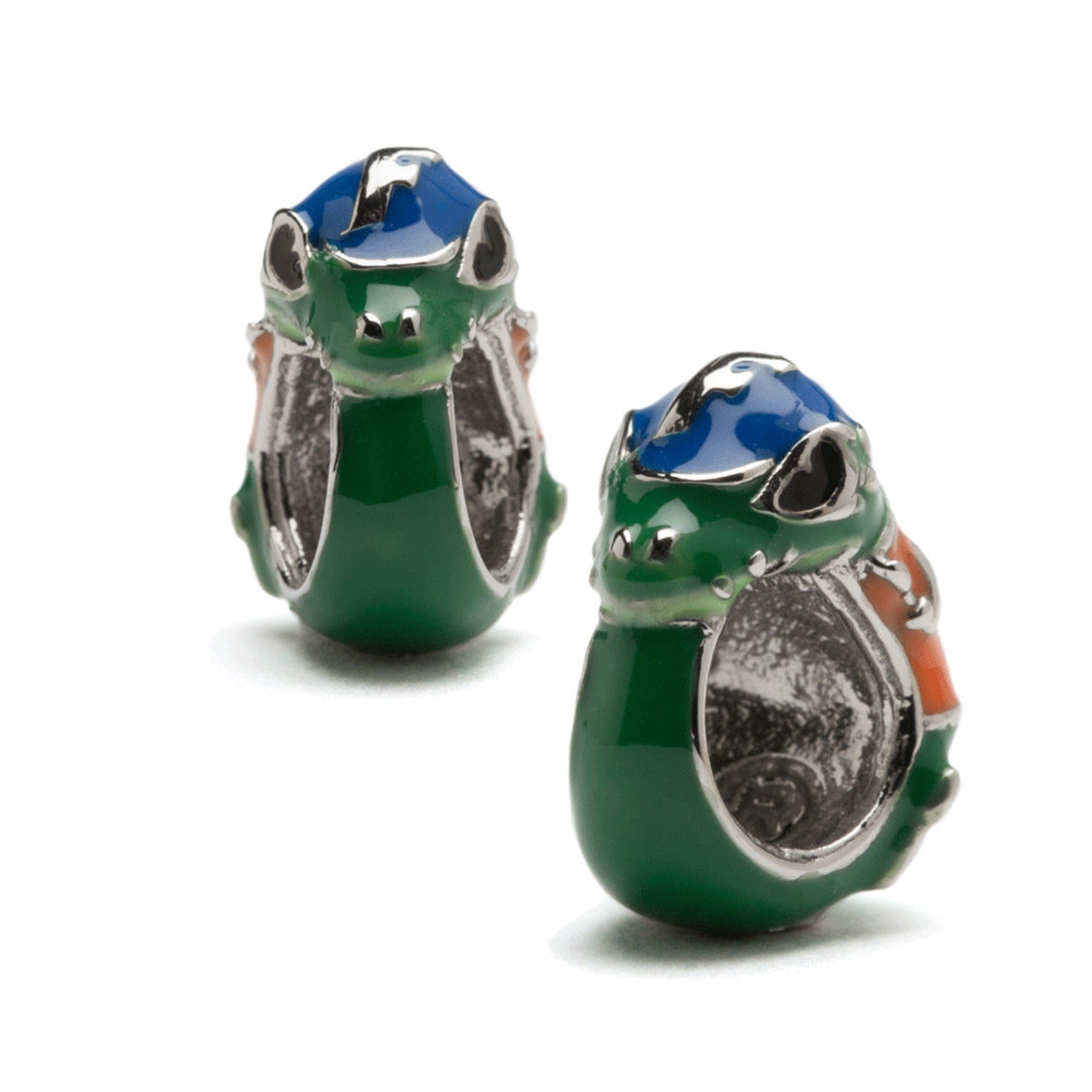University of Florida Beads | Set of Two Florida Gator Charms ...