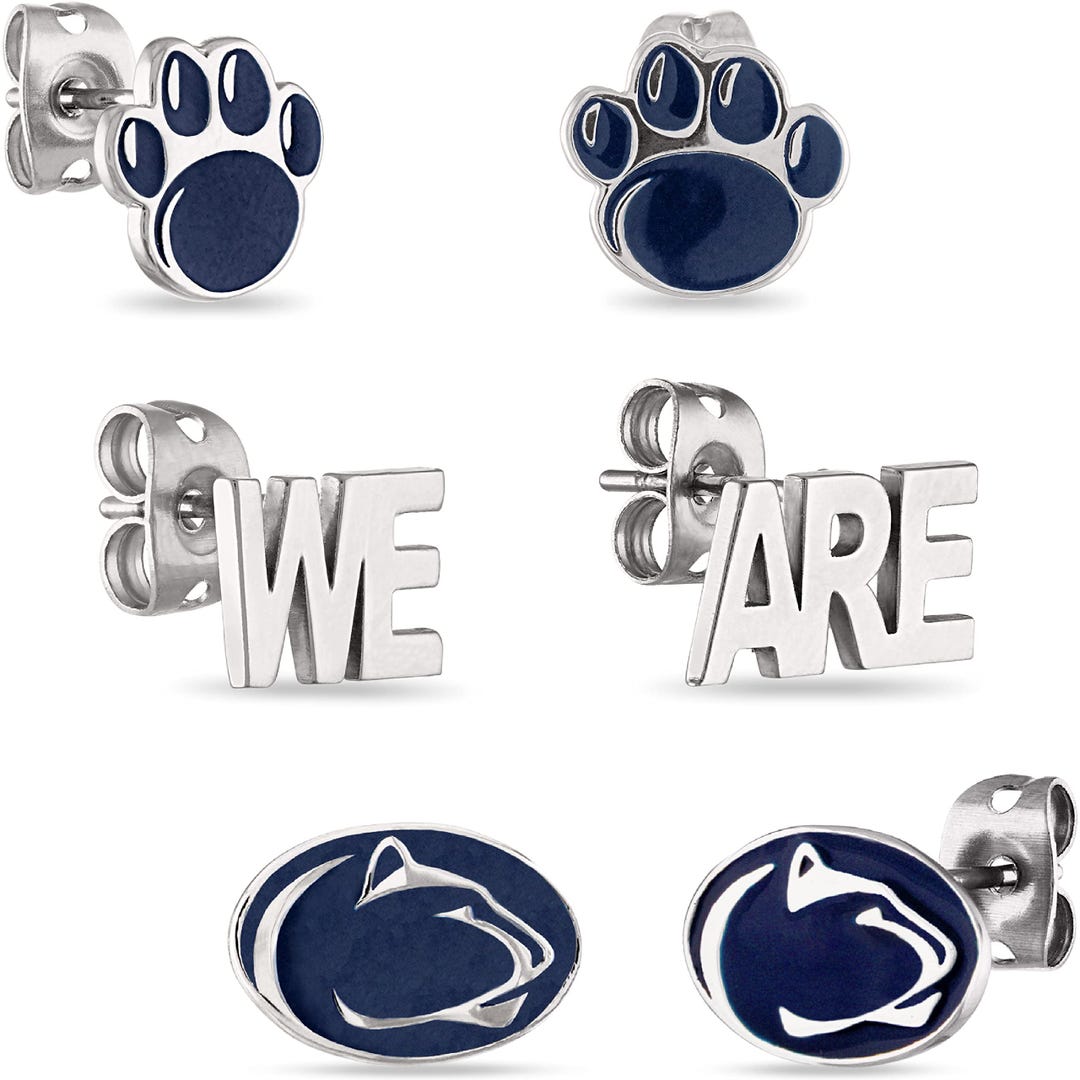 Stone Armory Officially Licensed Penn State Earrings Set – Nittany Lion ...