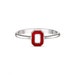 Ohio State Ring Block O Sterling Silver Buckeyes Jewelry Buckeyes Ring ...