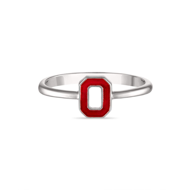 Ohio State Ring Block O Sterling Silver Buckeyes Jewelry - Etsy