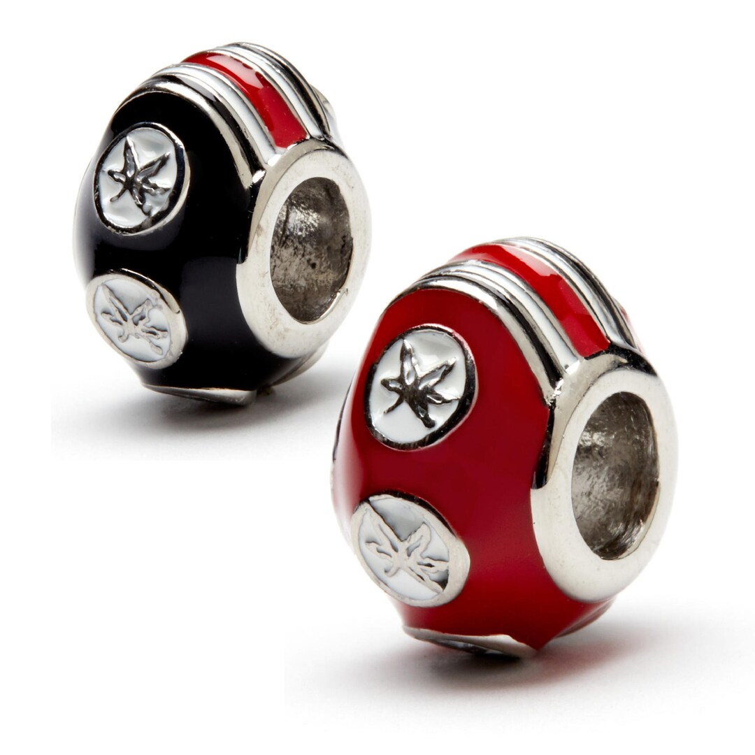 Stone Armory | Ohio State University Set of Two Charms | Scarlet ...