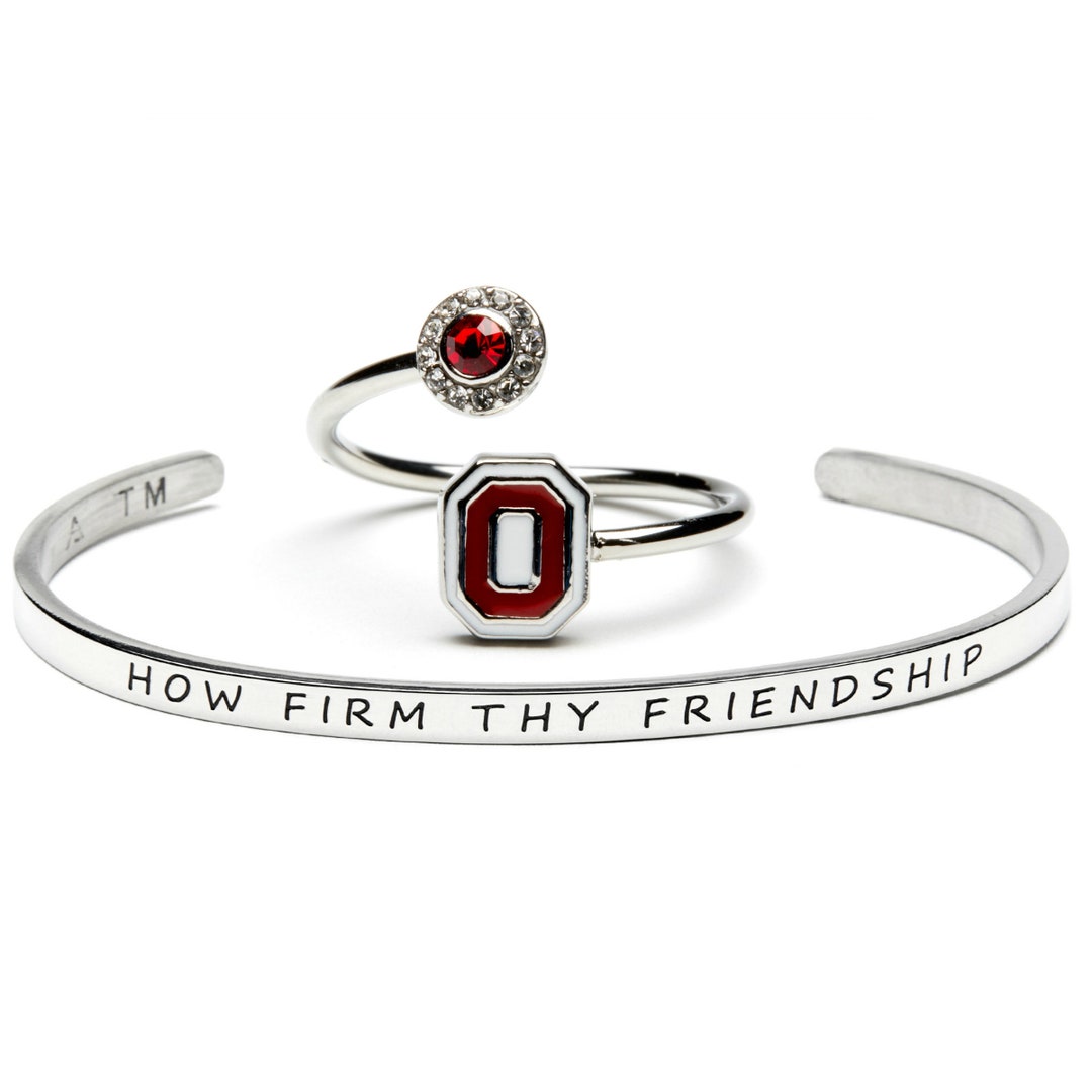Gift Set-love Ohio State Ring and Bangle | Ohio State Bangle | Ohio ...