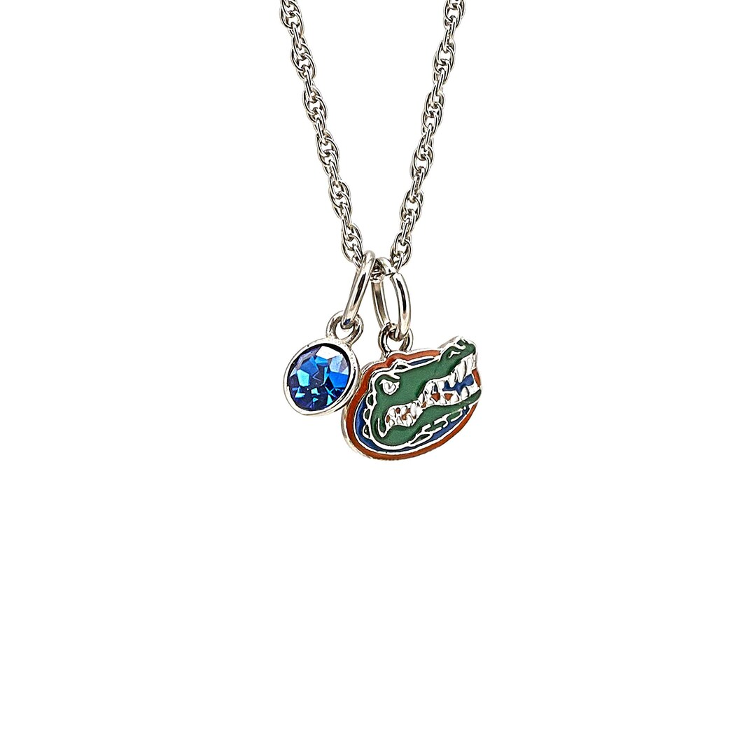 Stone Armory Florida Gators Necklace - Florida Gator Pendant With Blue ...