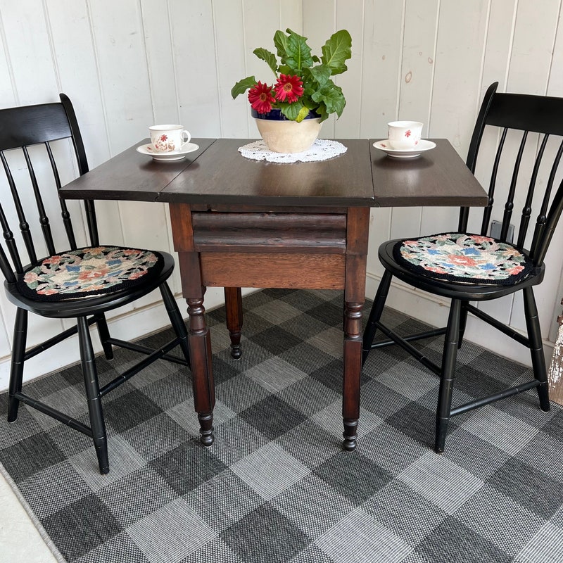 Drop Leaf Table and Chairs - Etsy
