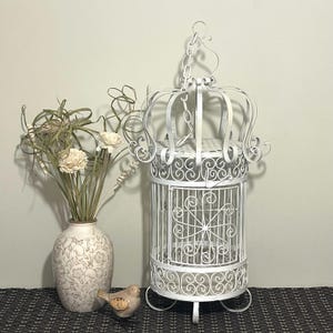 Vintage Birdcage Hanging or Table Top Bird Cage - Etsy