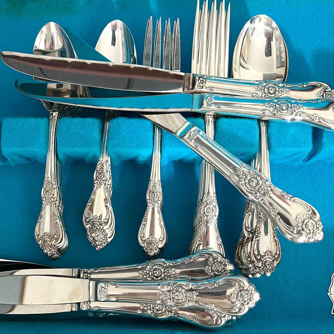 49 Pc Vanessa - Francesca 1965 by Oneida Silver - Wm. A. Roger’s ...