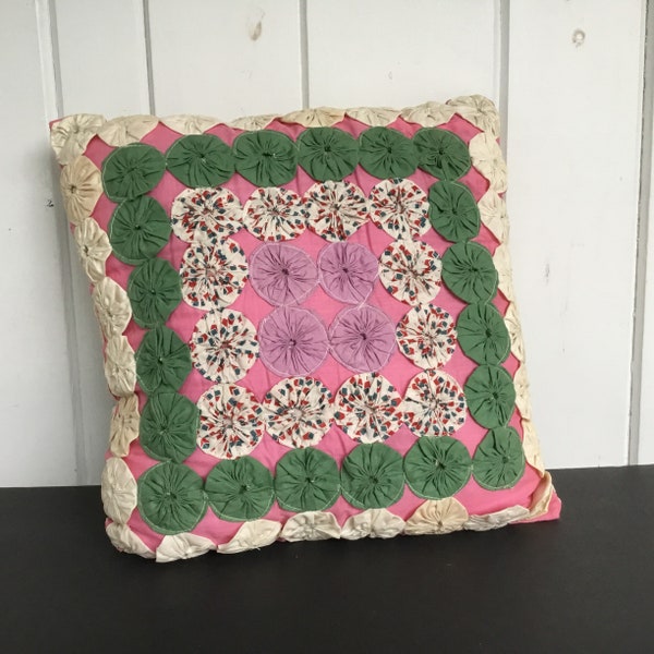 Yo Yo Pillow - Etsy