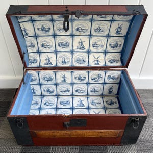 Vintage Steamer Trunk Small ~ 26 Wide X 15 Deep X 15 1/2 Tall - Etsy