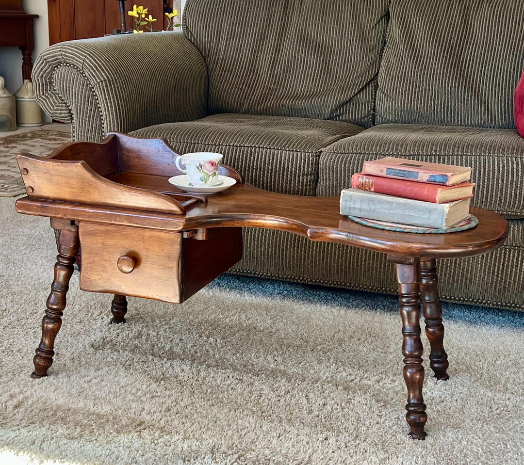 Vintage "sprague & Carleton Furniture" Cobbler’s Bench/coffee Table ...
