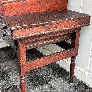 Antique Reading Railroad Desk, Train Station Desk, Table, Office, Slant ...
