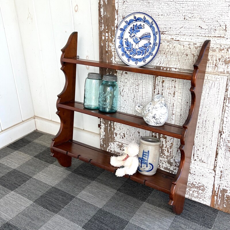 Vintage Wall Shelf - Etsy
