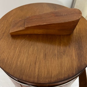 Vintage Wooden Firkin Bucket Shoe Shine Cobblers Box Primitive Shaker ...