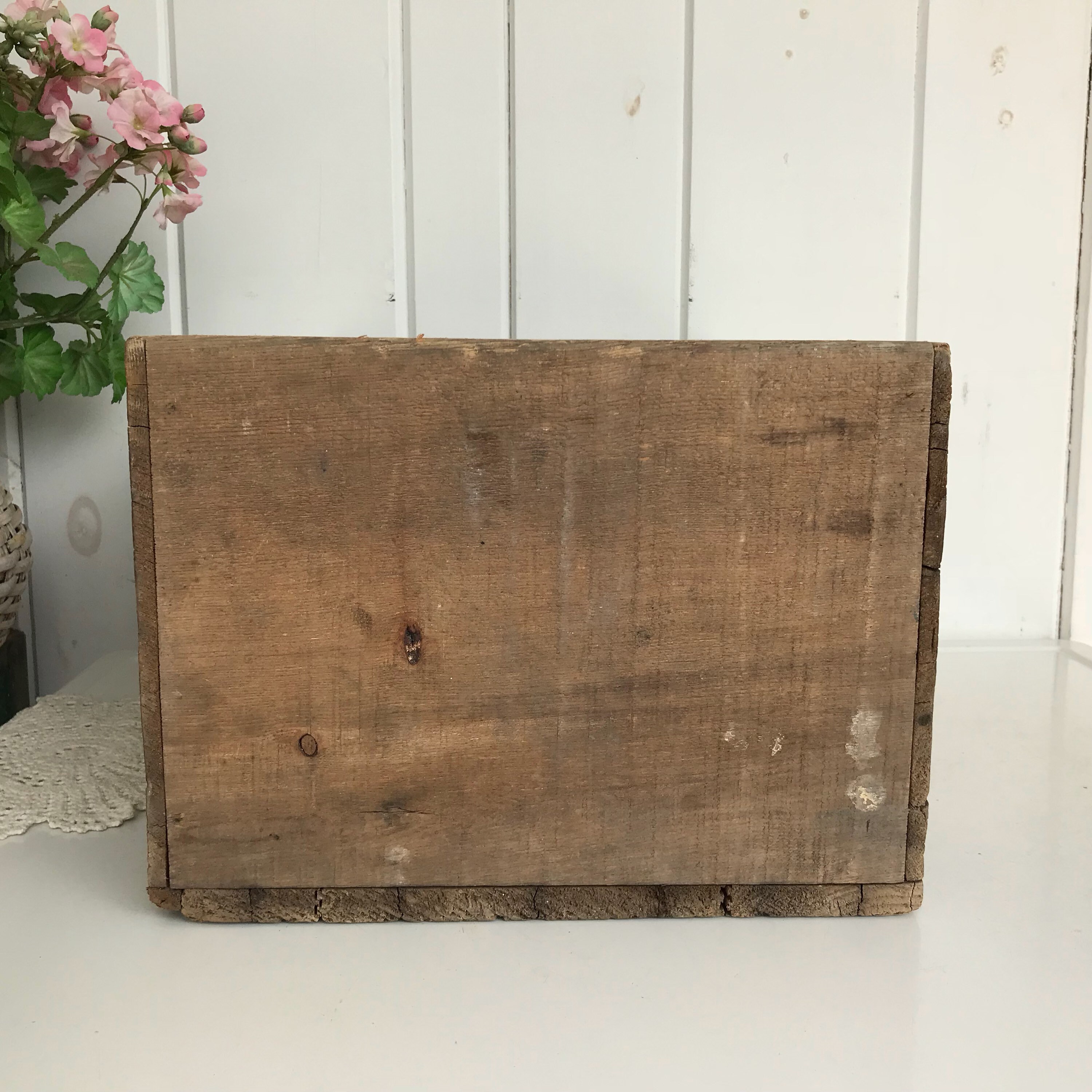 Vintage Box Planter Wall Shelf Storage Primitive Home Decor | Etsy