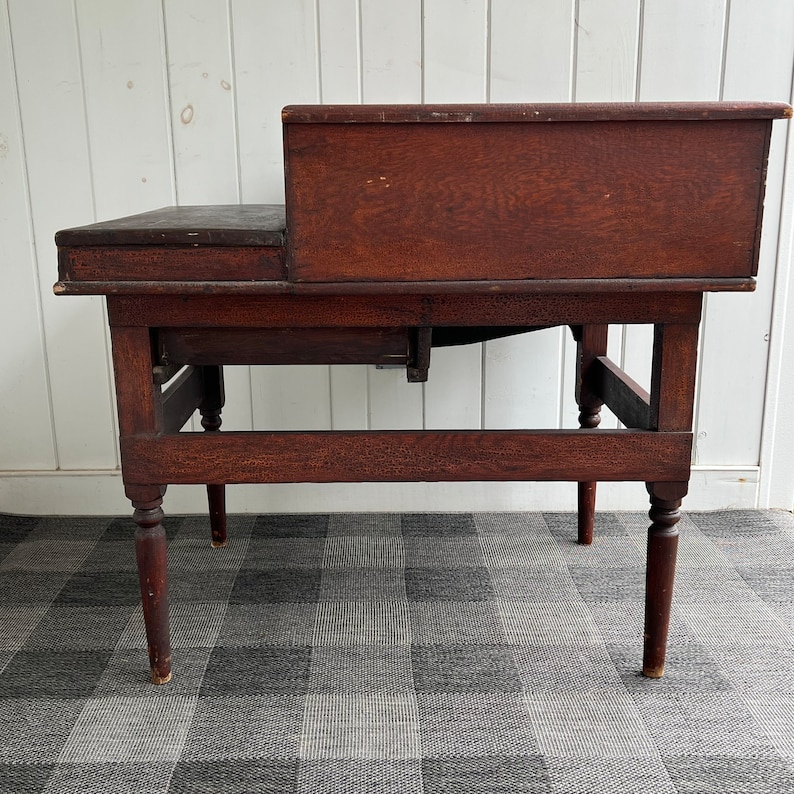 Antique Reading Railroad Desk Train Station Desk Table - Etsy