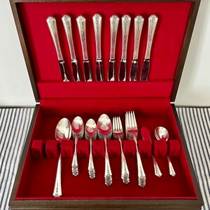 52 Piece Spring Garden Silverplate 1940 by International - Etsy