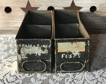 Rusty Metal Box - Etsy