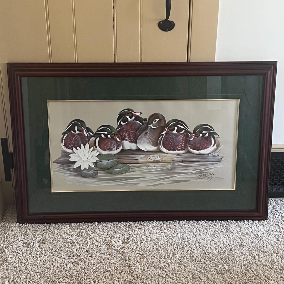 Art Lamay Ducks Signed and Numbered Print Wildlife "oh-so-cozy" - Etsy