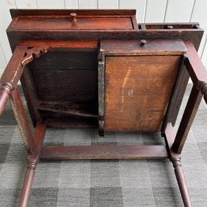 Antique Reading Railroad Desk, Train Station Desk, Table, Office, Slant ...