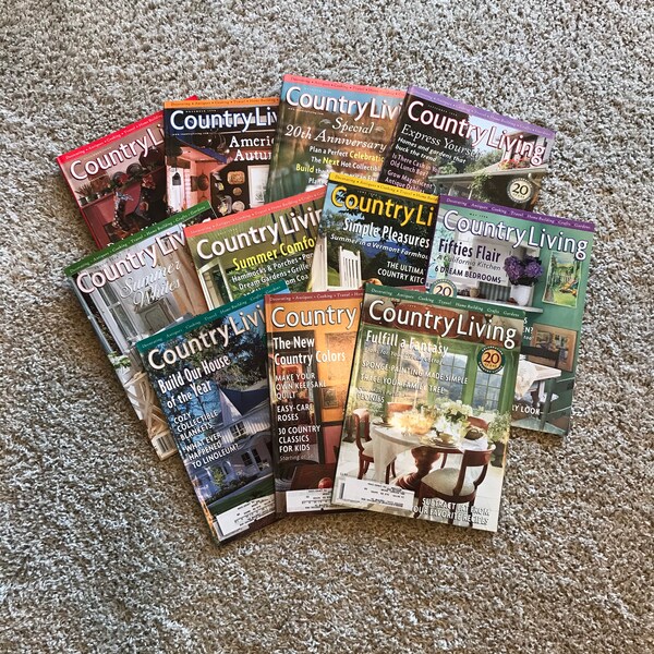 Country Living Magazine - Etsy