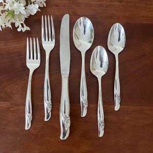 54 Pc Exquisite Pattern Silverplate by International Silver Rogers Bros ...