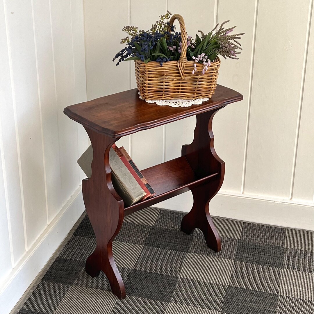 Antique Book Trough ~ Small Bookshelf Rack Stand ~ Display Shelf ...