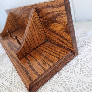 20 1/2" Shaker Style Wall Shelf Solid Oak W 2 Small Pegs Hat Rack ...