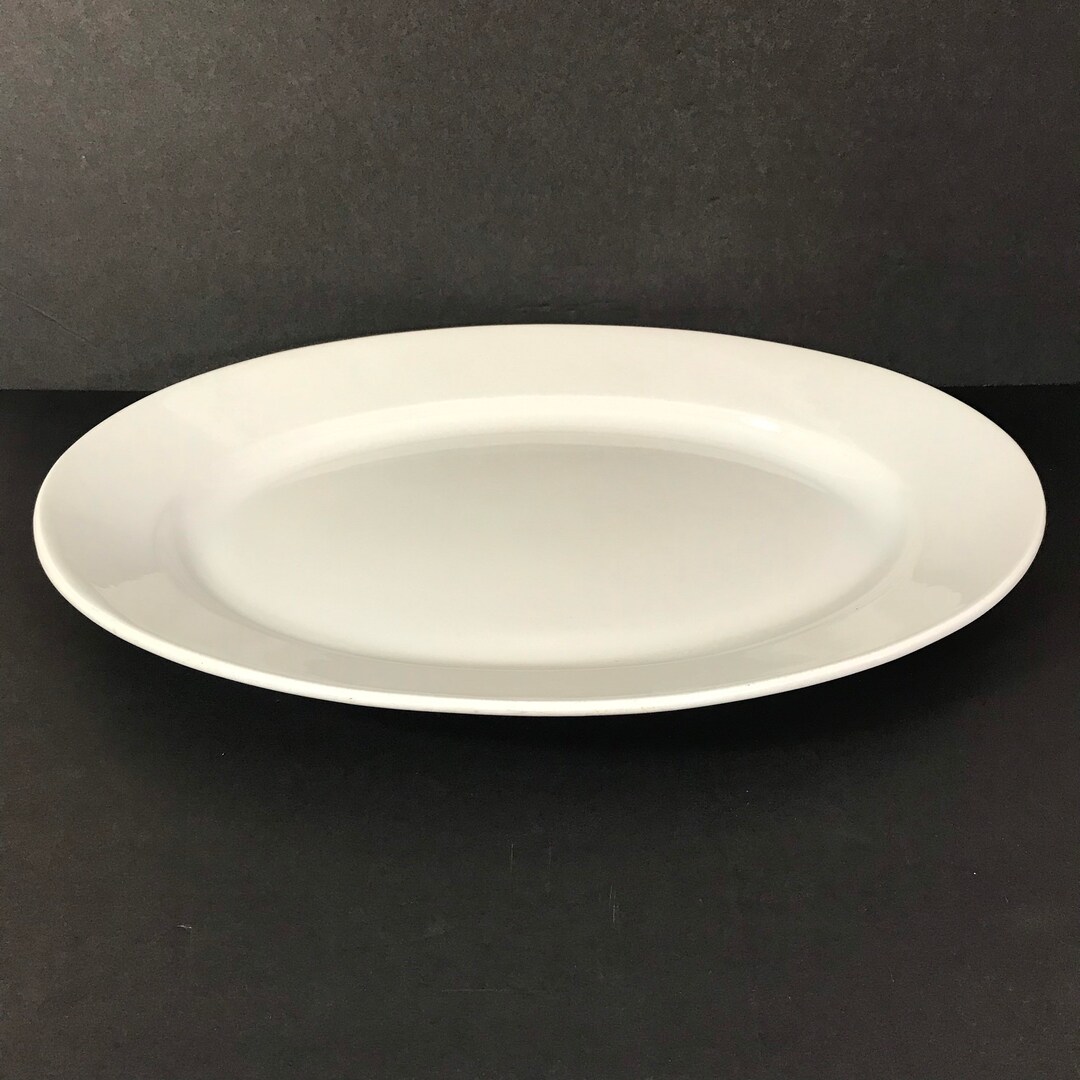 John Edwards Ironstone China Oval Platter Stamped “congress 21” White ...