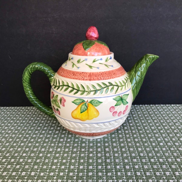 Pottery Teapot - Etsy