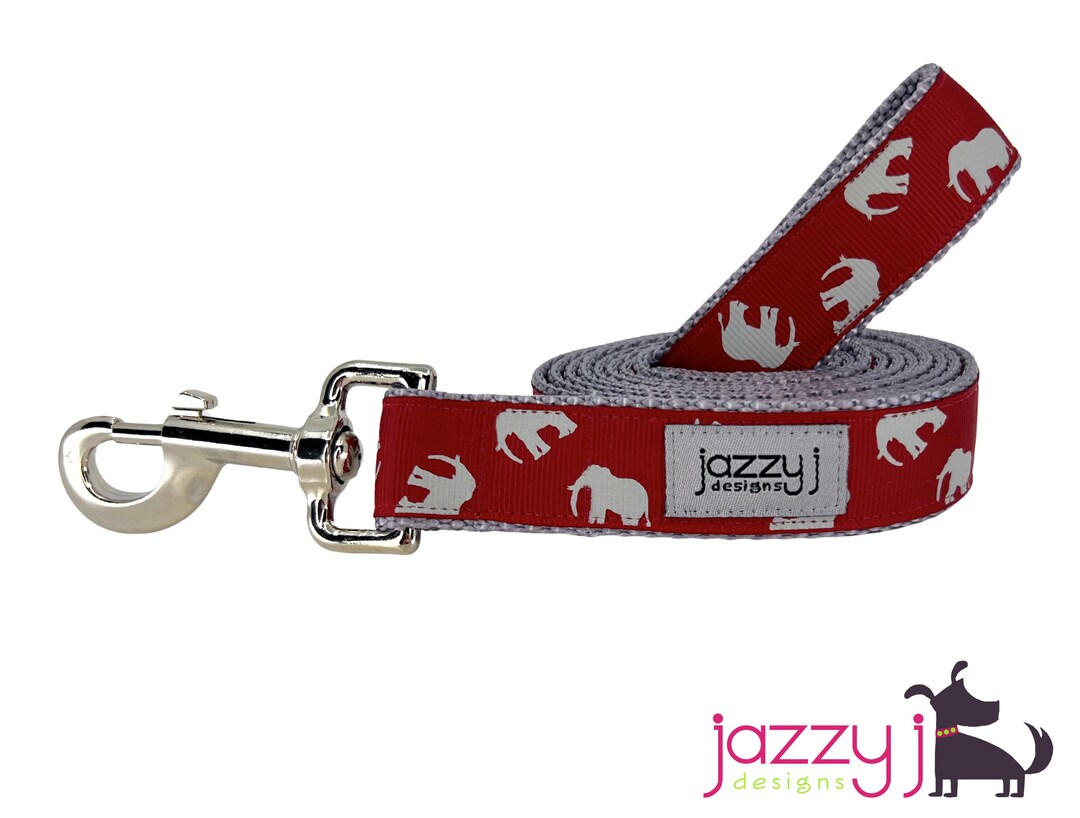 Red Alabama Elephant Leash Lead - Etsy