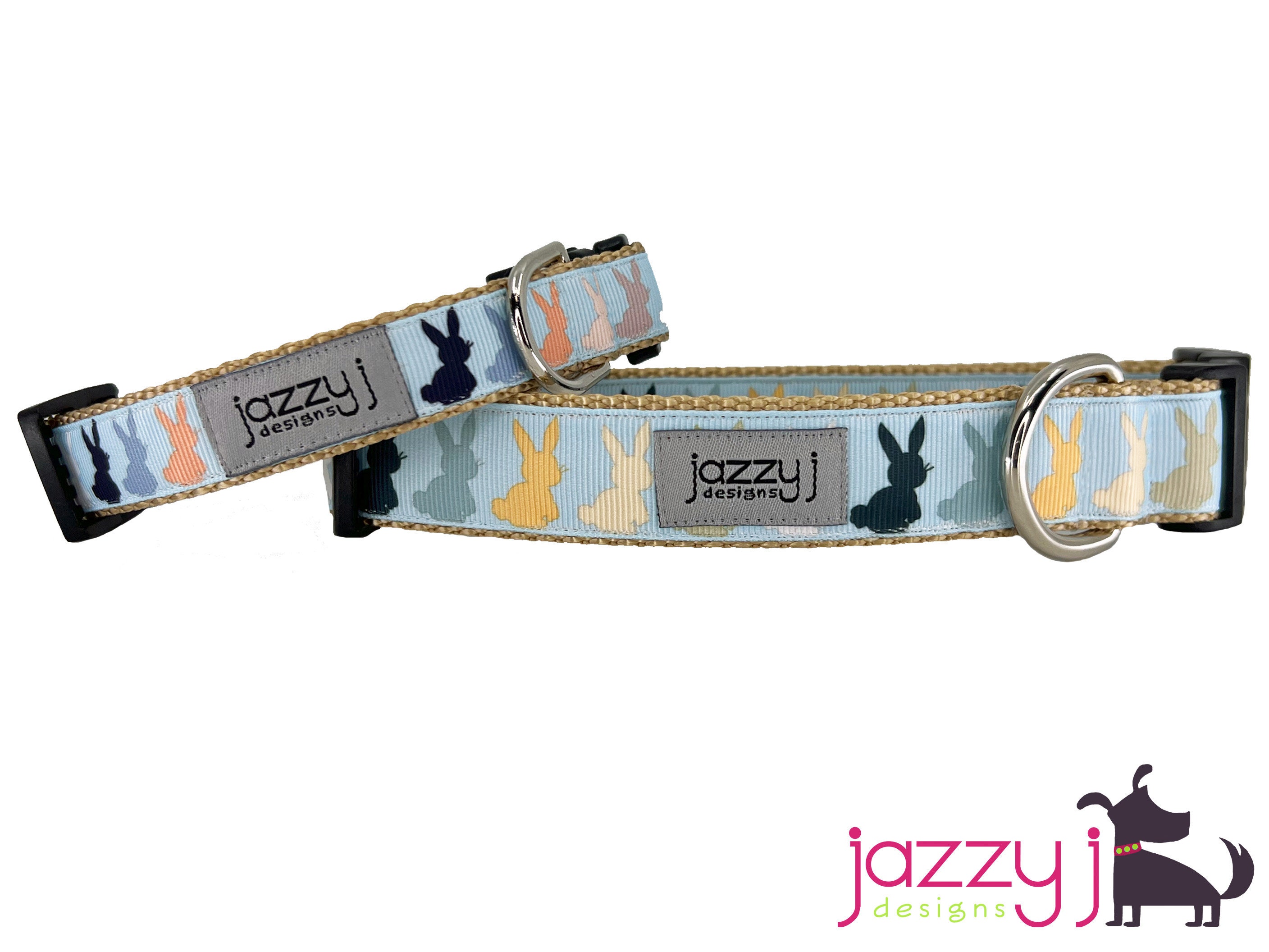 Handsome Hares Easter Bunny Rabbit Dog Collar | Etsy