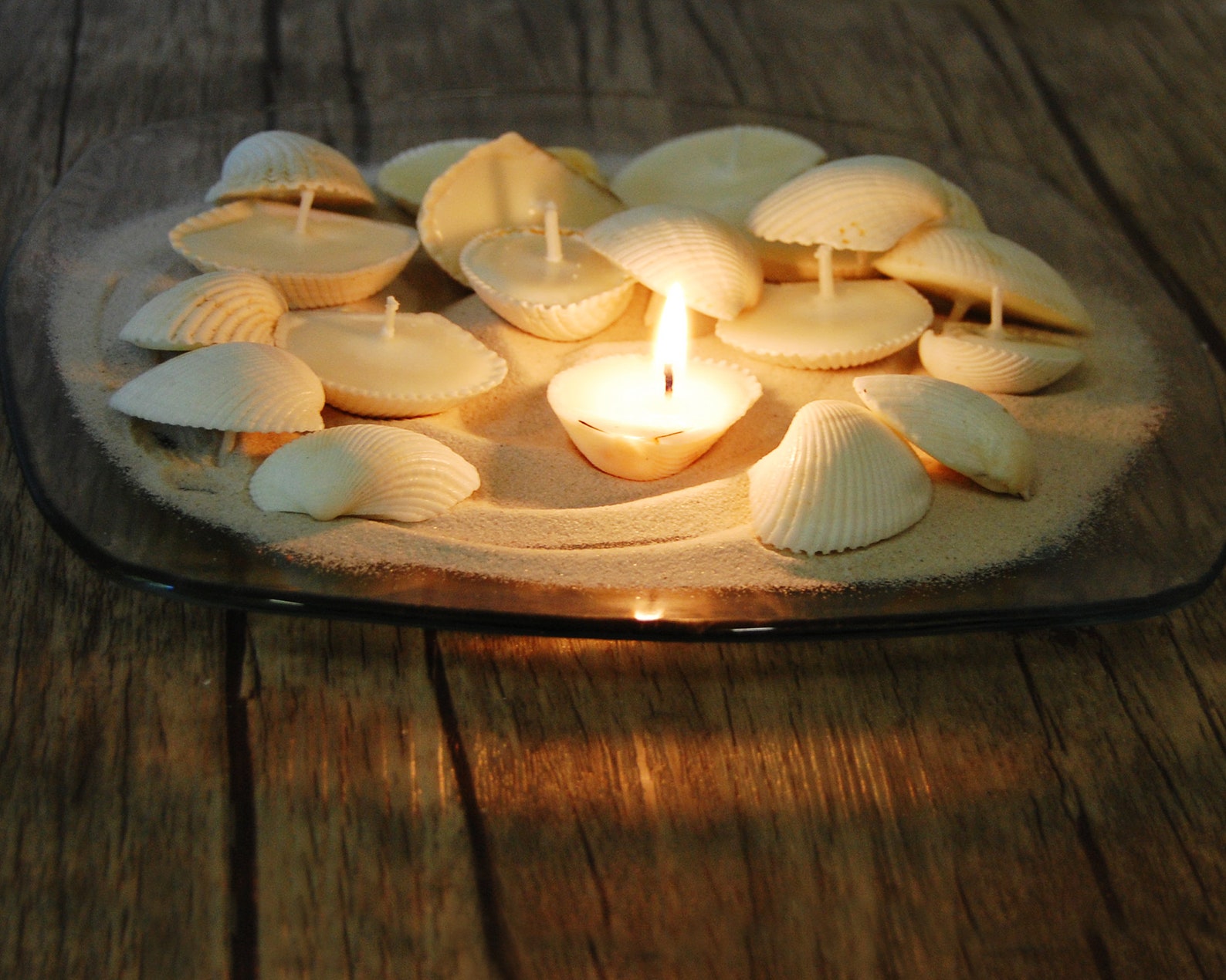 Eco-friendly Scented Handmade Seashells Candles Set of 24 - Etsy UK