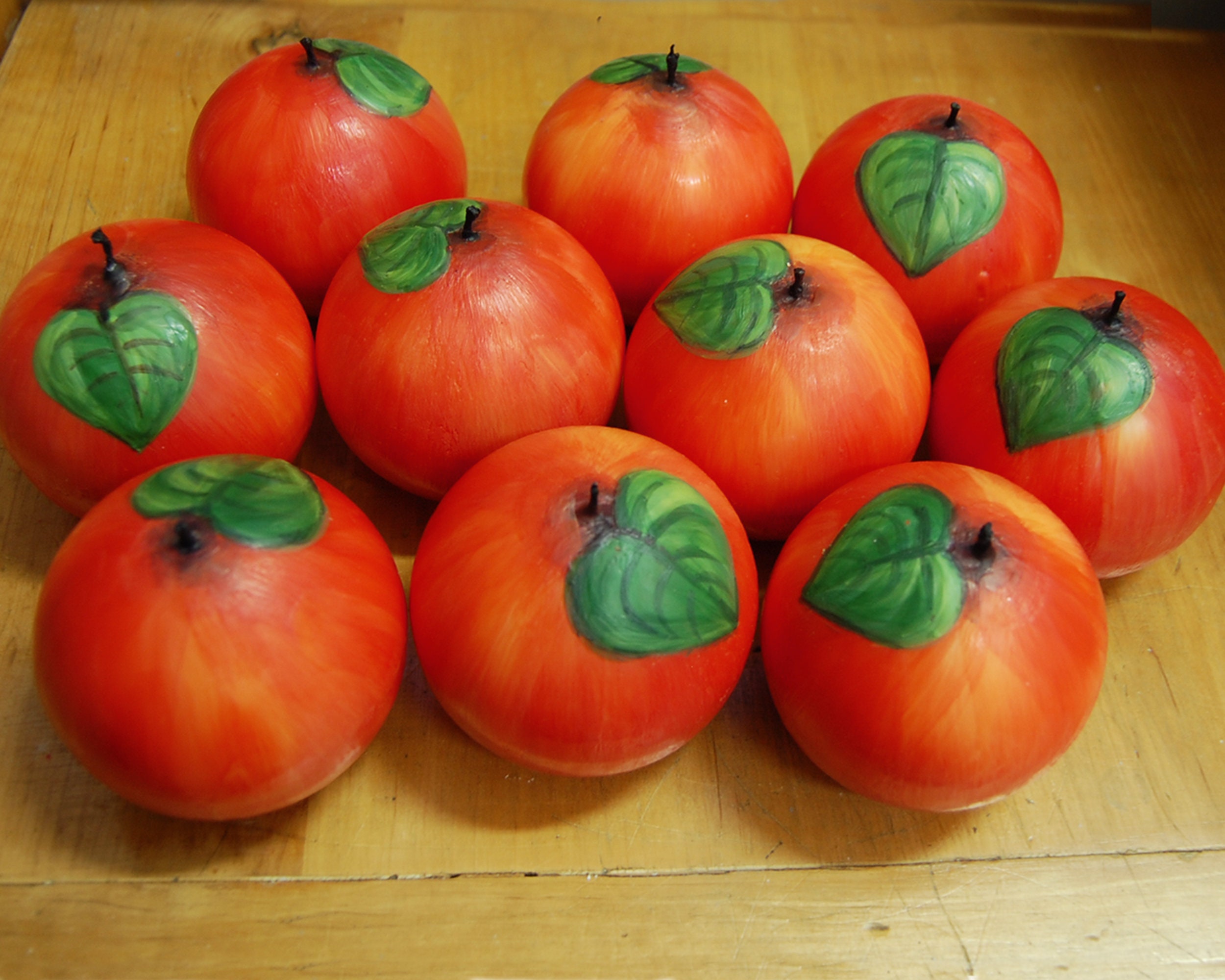 Red Sweet Apple Scented Candle Fake Fruit Candle Holiday | Etsy