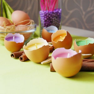 DIY Easter Candles Making Kit, Set of 10 Pastel Colors Soy Wax, Easy ...