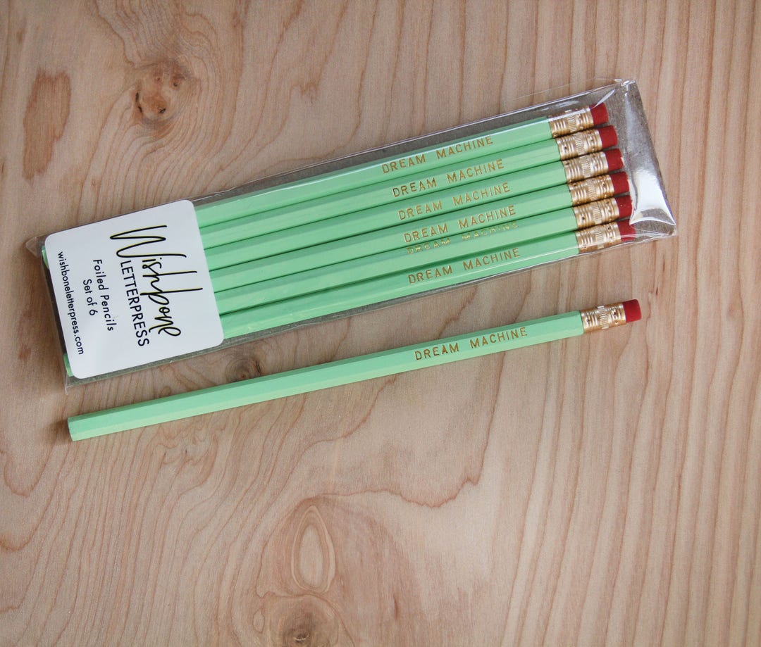 Dream Machine Pencils, Set of 6 - Etsy