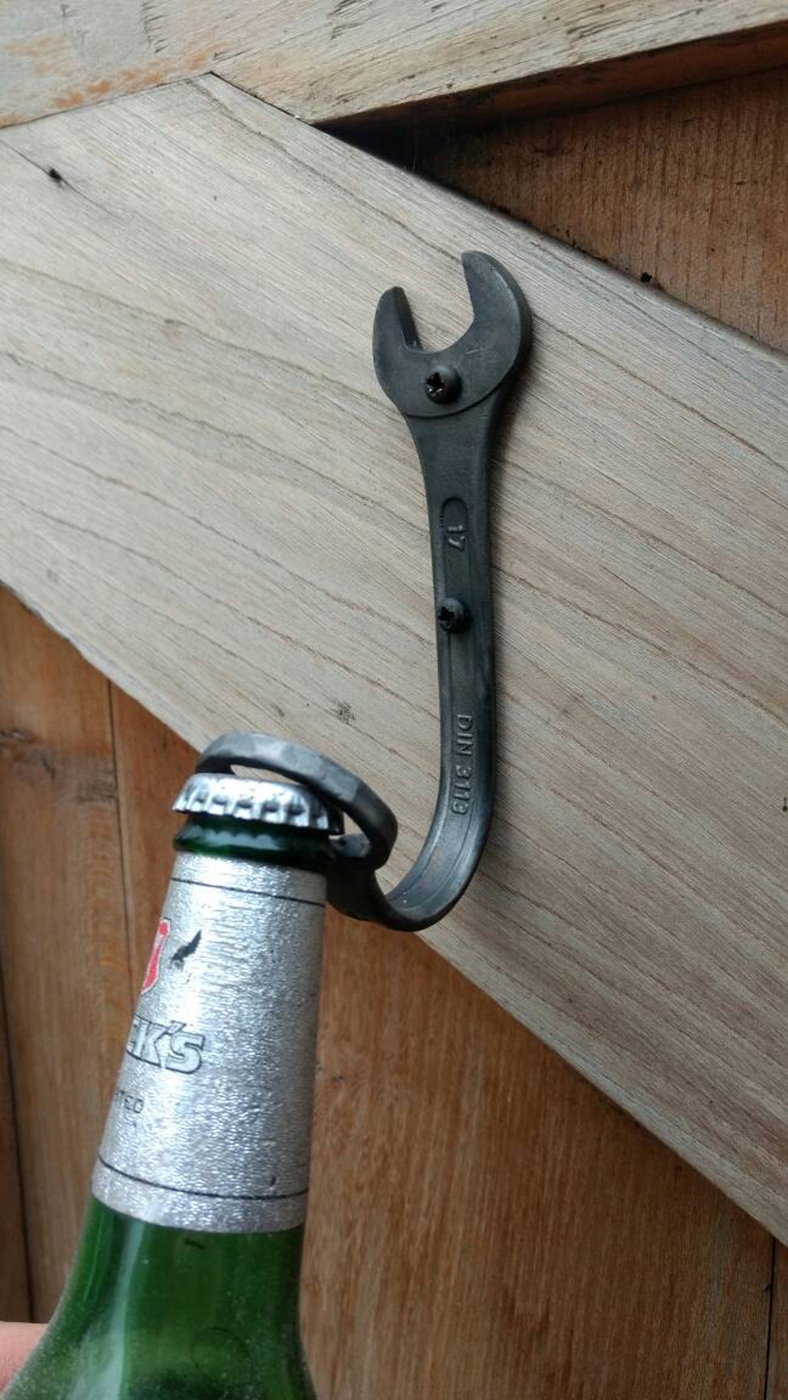 Wall Mounted Man-cave Spanner Bottle Opener - Etsy UK