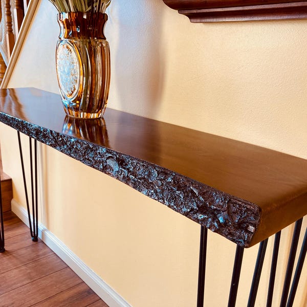 Live Edge Console - Etsy