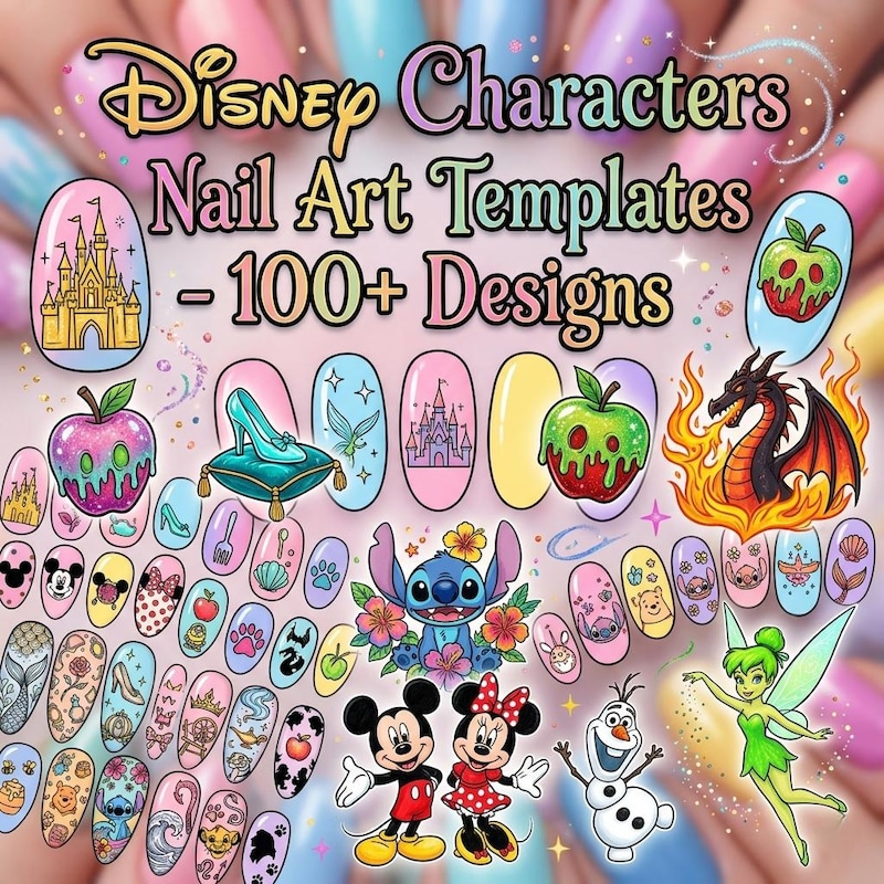 Nail Sticker Designs - Etsy UK