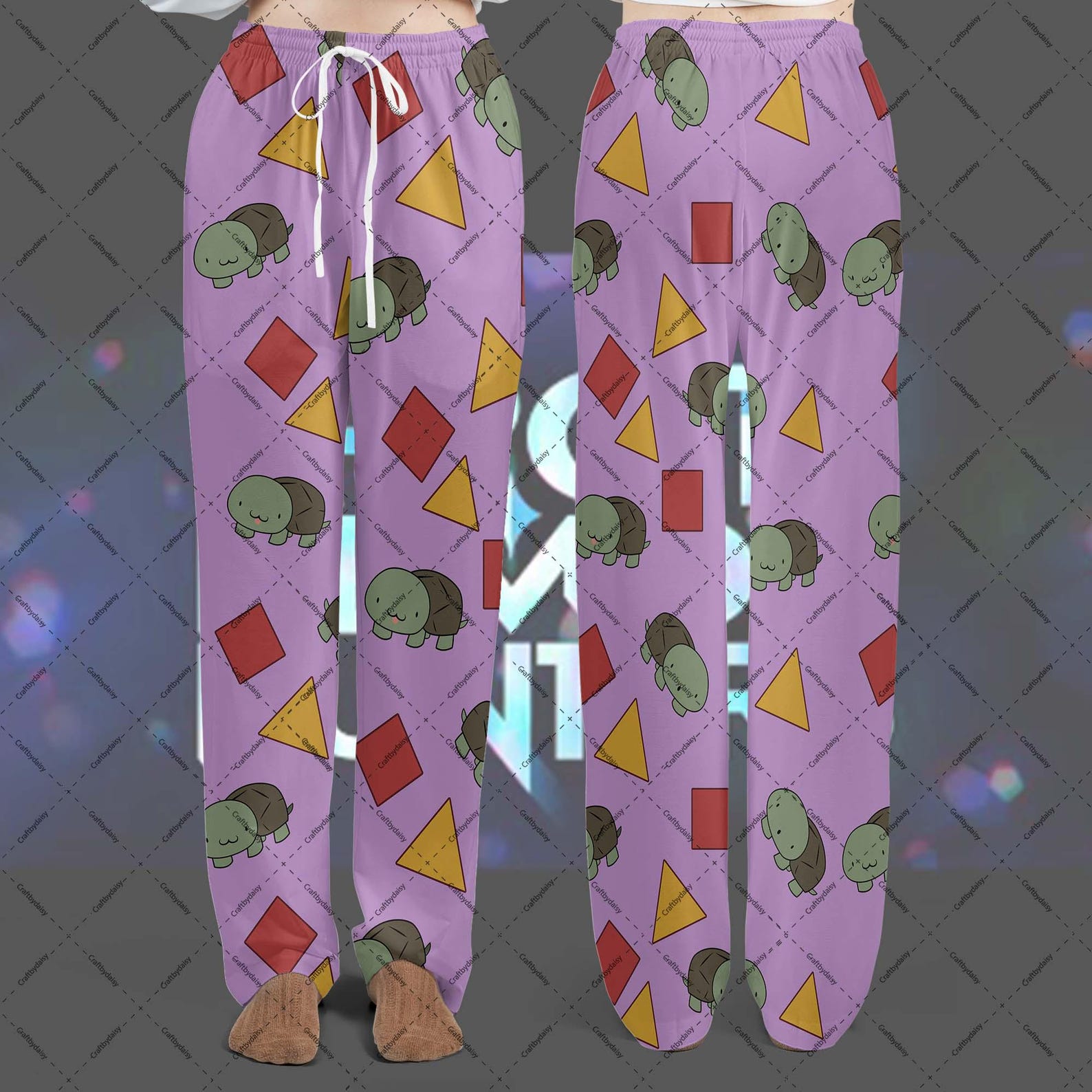 K-pop Demon Hunters Zoey Pajama Pants, Zoey Turtle Pjs Pants, Rumi Jinu ...