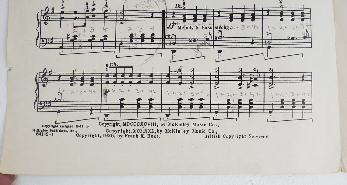 Four early 1900's Piano Sheet Music Sets Pomp and | Etsy