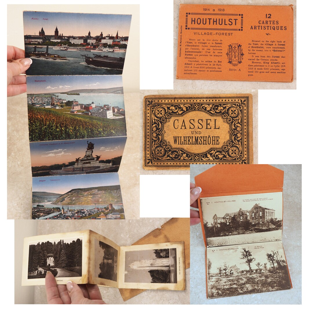 Germany & Belgium Postcards- 40 Total! Antique Rhine- Lithograph ...