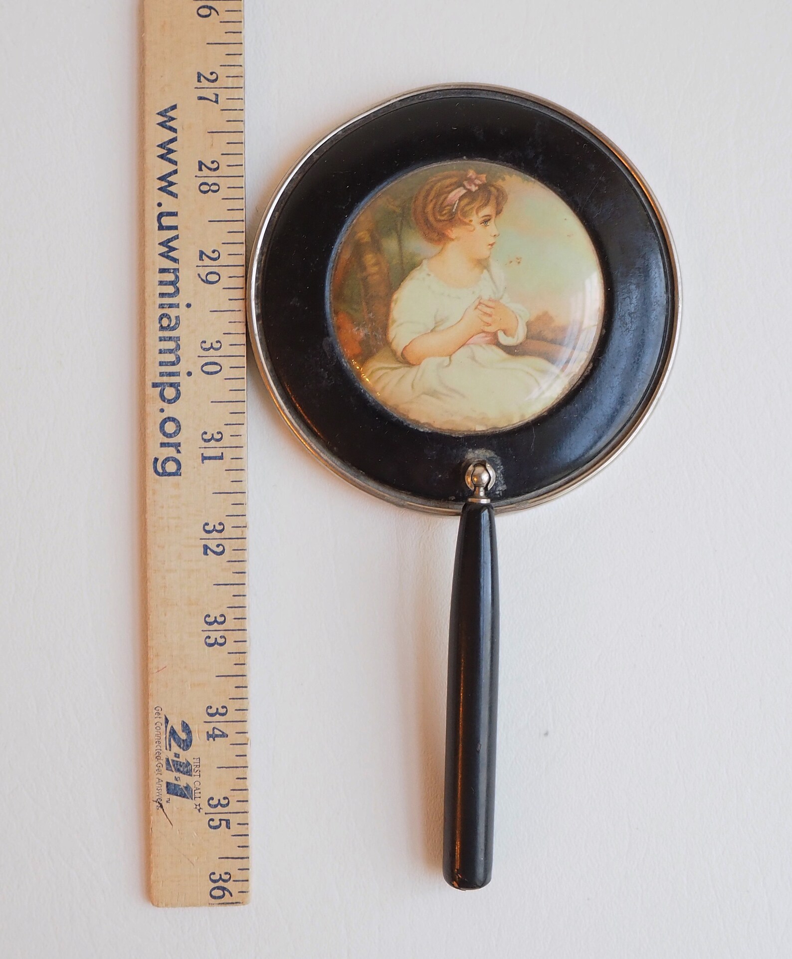 Victorian Folding Hand Mirror Antique Vintage 1800's | Etsy