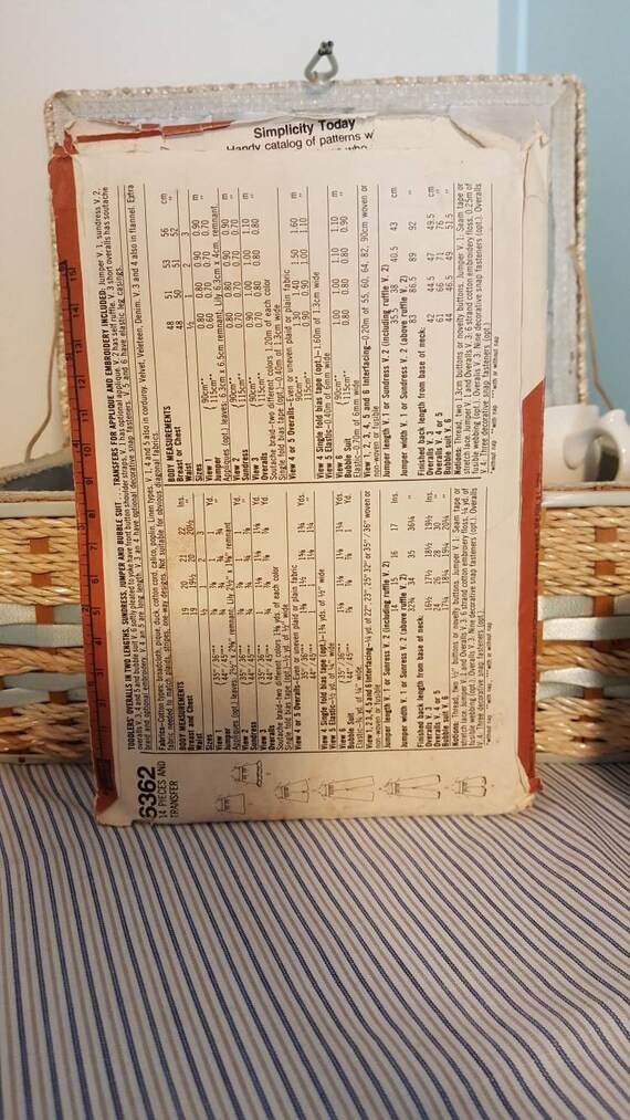 Simplicity Sewing Pattern 6362 Toddler Size 2 Sundress Uncut/FF ...