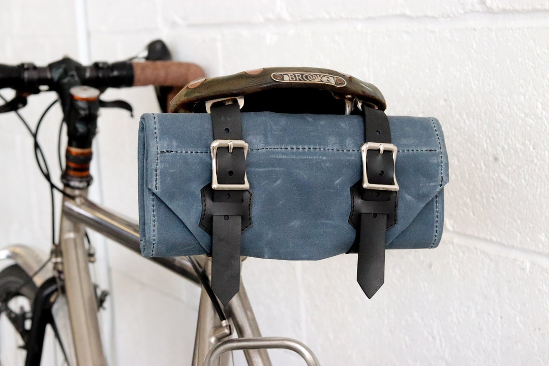 Bike Tool Roll Waxed Canvas / Saddle Bag Bicycle Mechanic Tool - Etsy