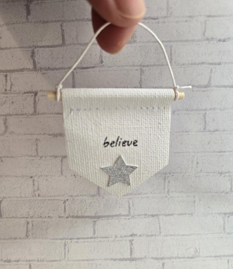 Miniature Banner, Mini Wall Hanging, Miniature Canvas Banner, Mini Wall ...