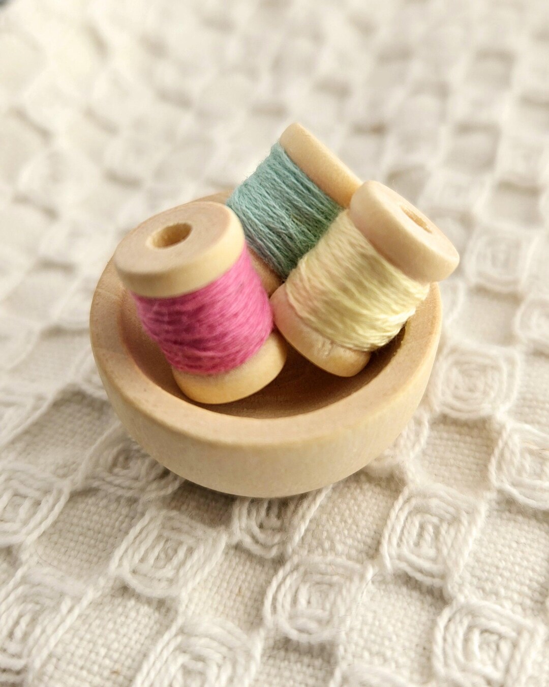Miniature Thread Spools, Mini Threads, Miniature Sewing Supplies ...