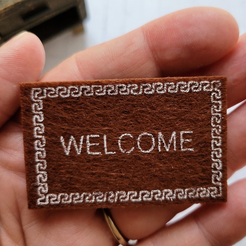 Mini Welcome Mat - Etsy